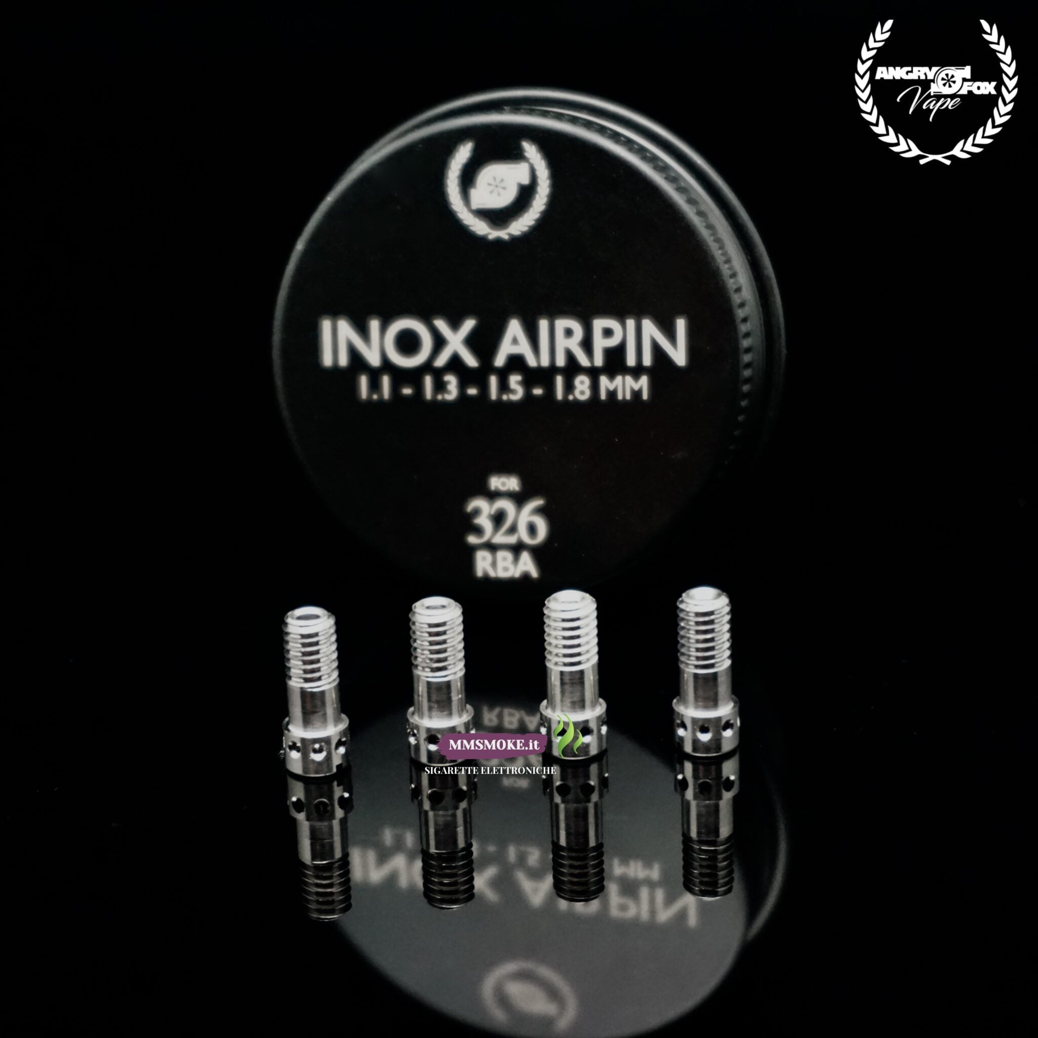PIN in Acciaio Inox 316L per 326 RBA By Angry Fox - MM SMOKE