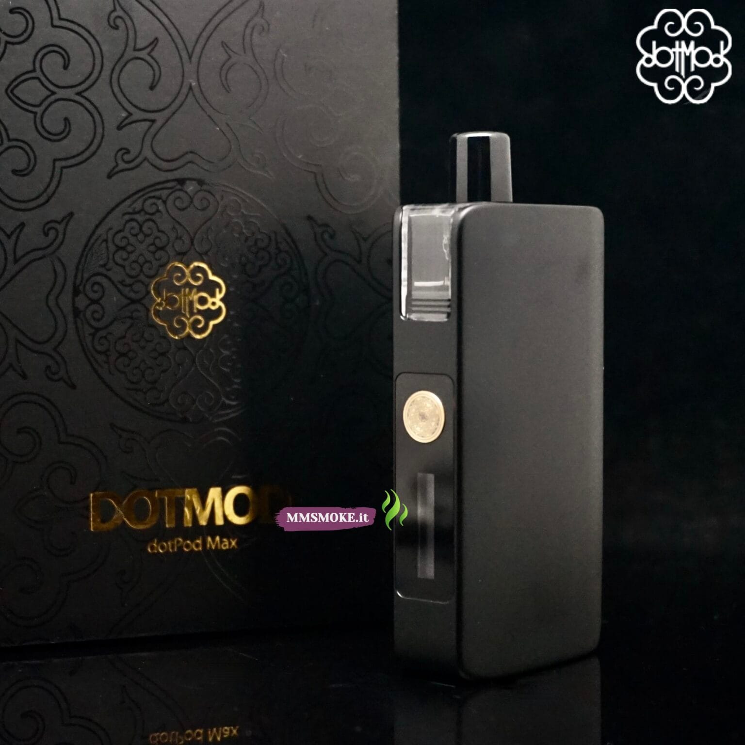 DotPod Max 2000 mHa Black By DotMOD – MM SMOKE